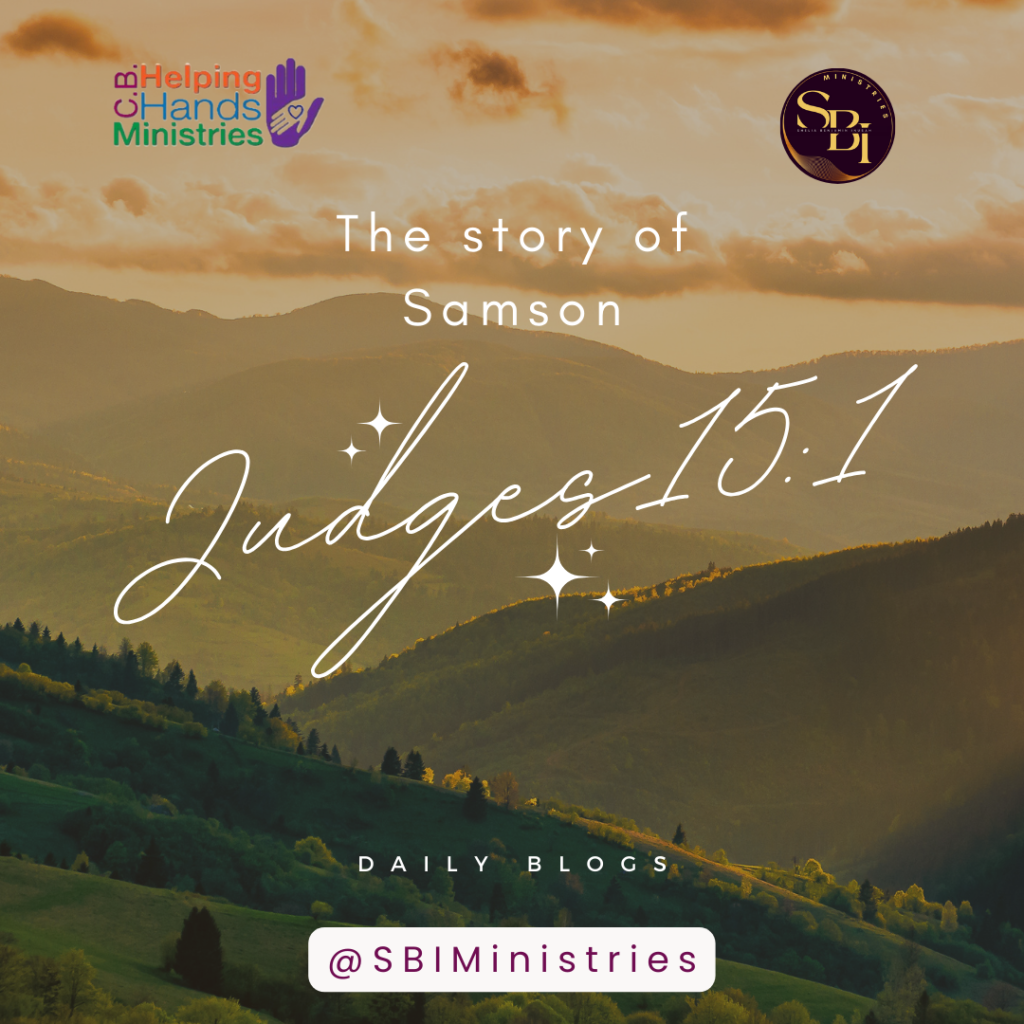 Judges15:16 tells the story of Samson